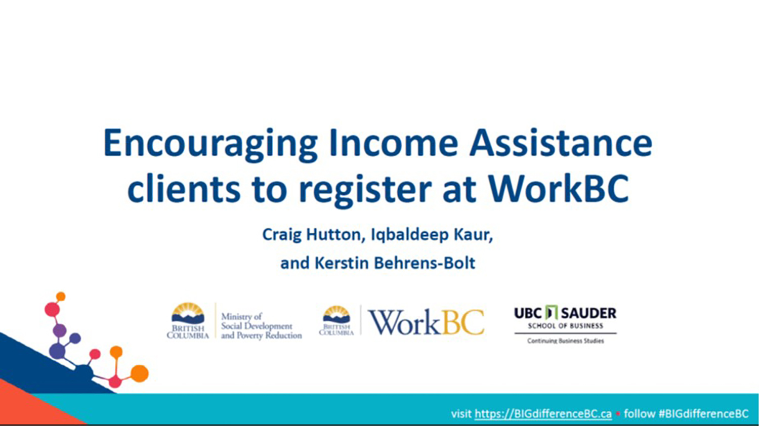 Big Difference BC 2023 micro-presentation | Craig Hutton, PhD